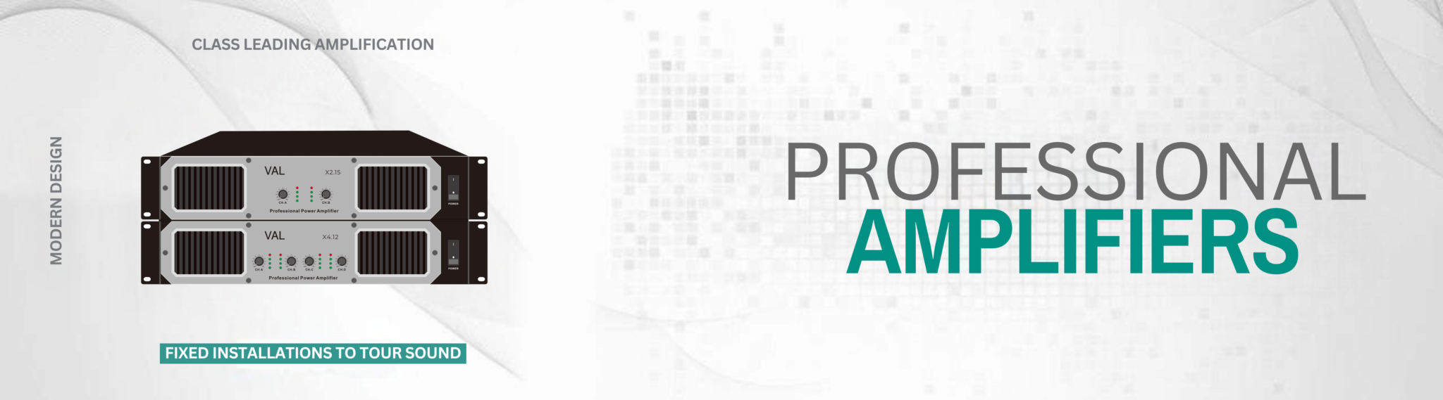 Professional amplifiers - VAL AUDIO